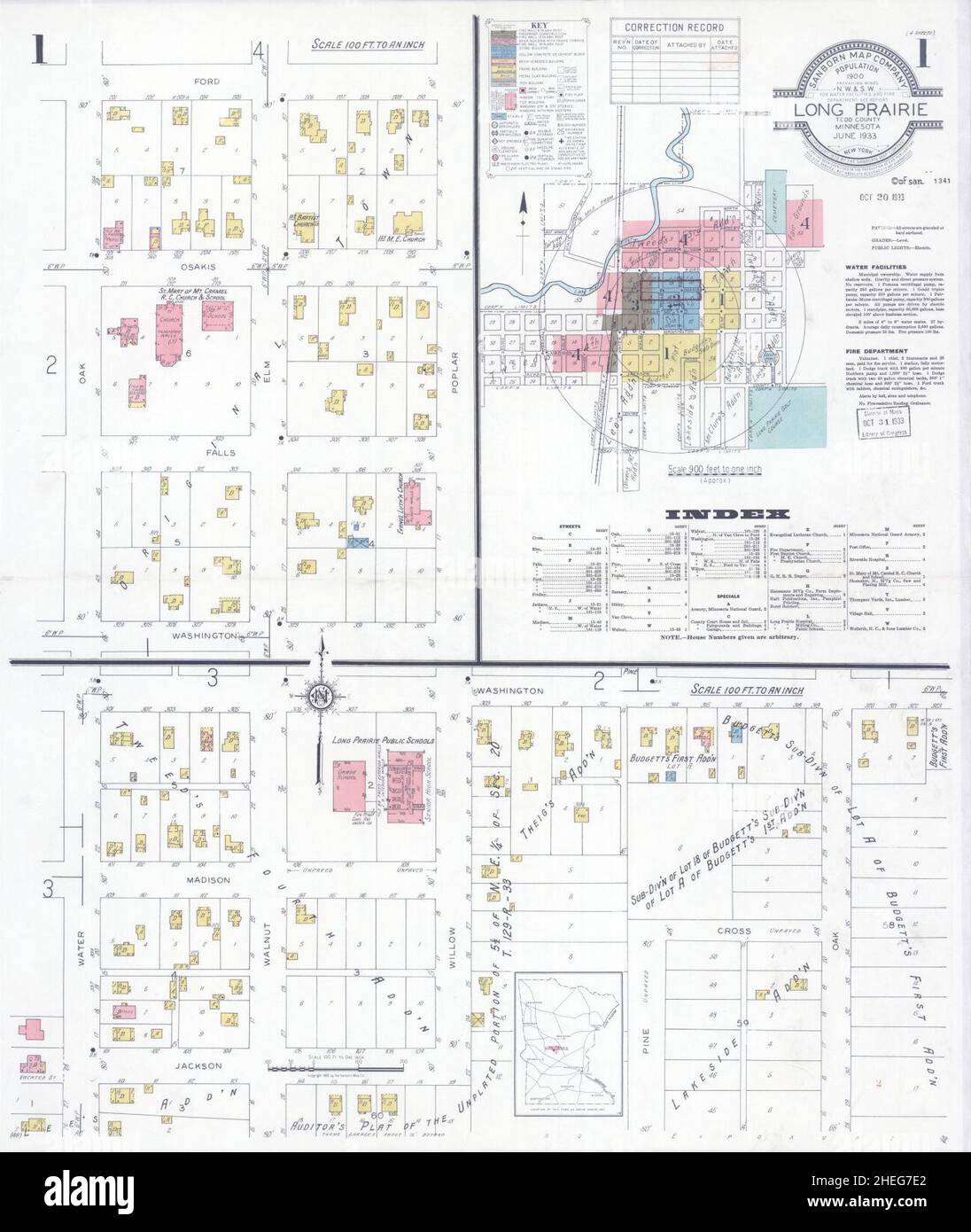 Map of long prairie hi-res stock photography and images - Alamy