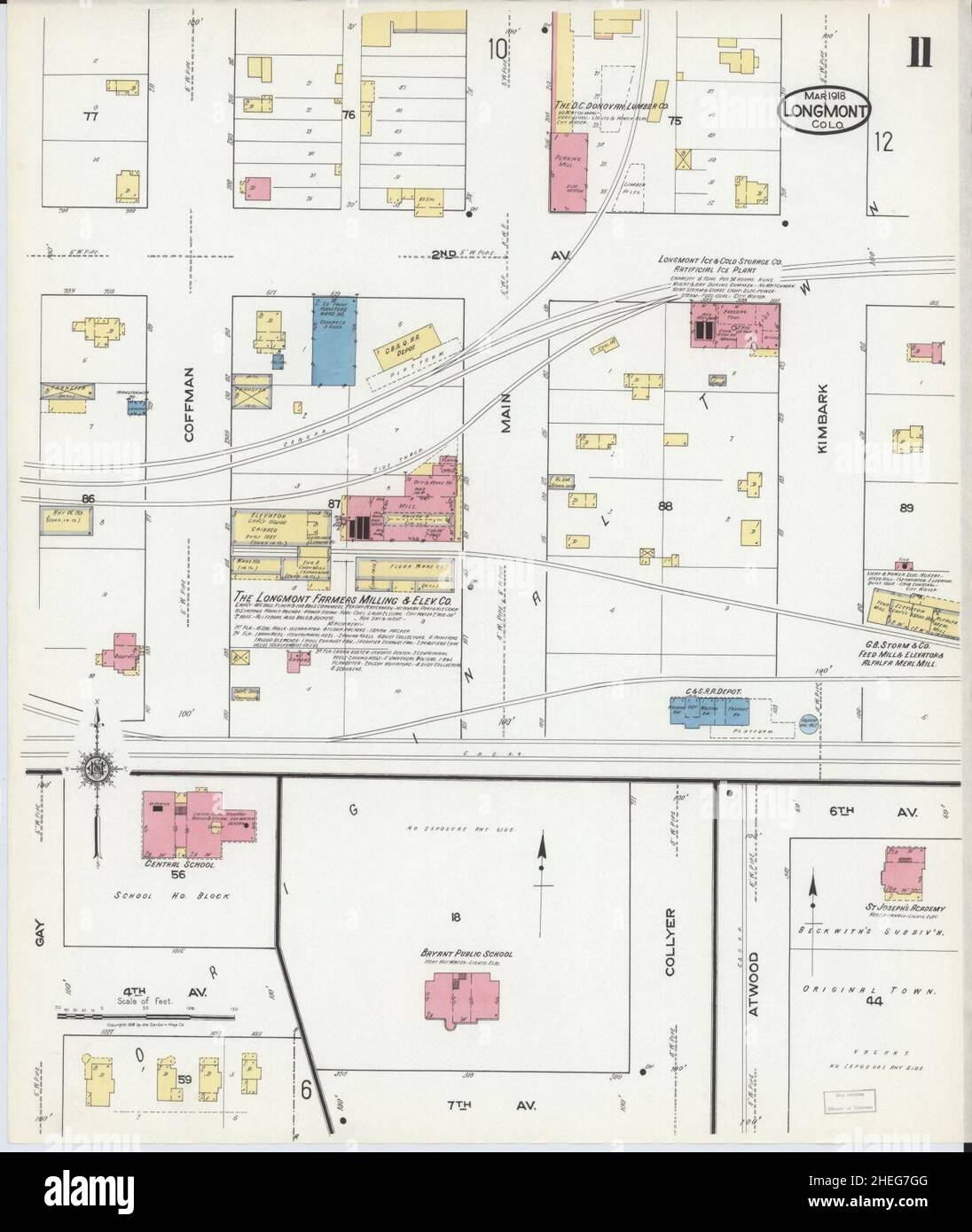 Longmont map hi-res stock photography and images - Alamy