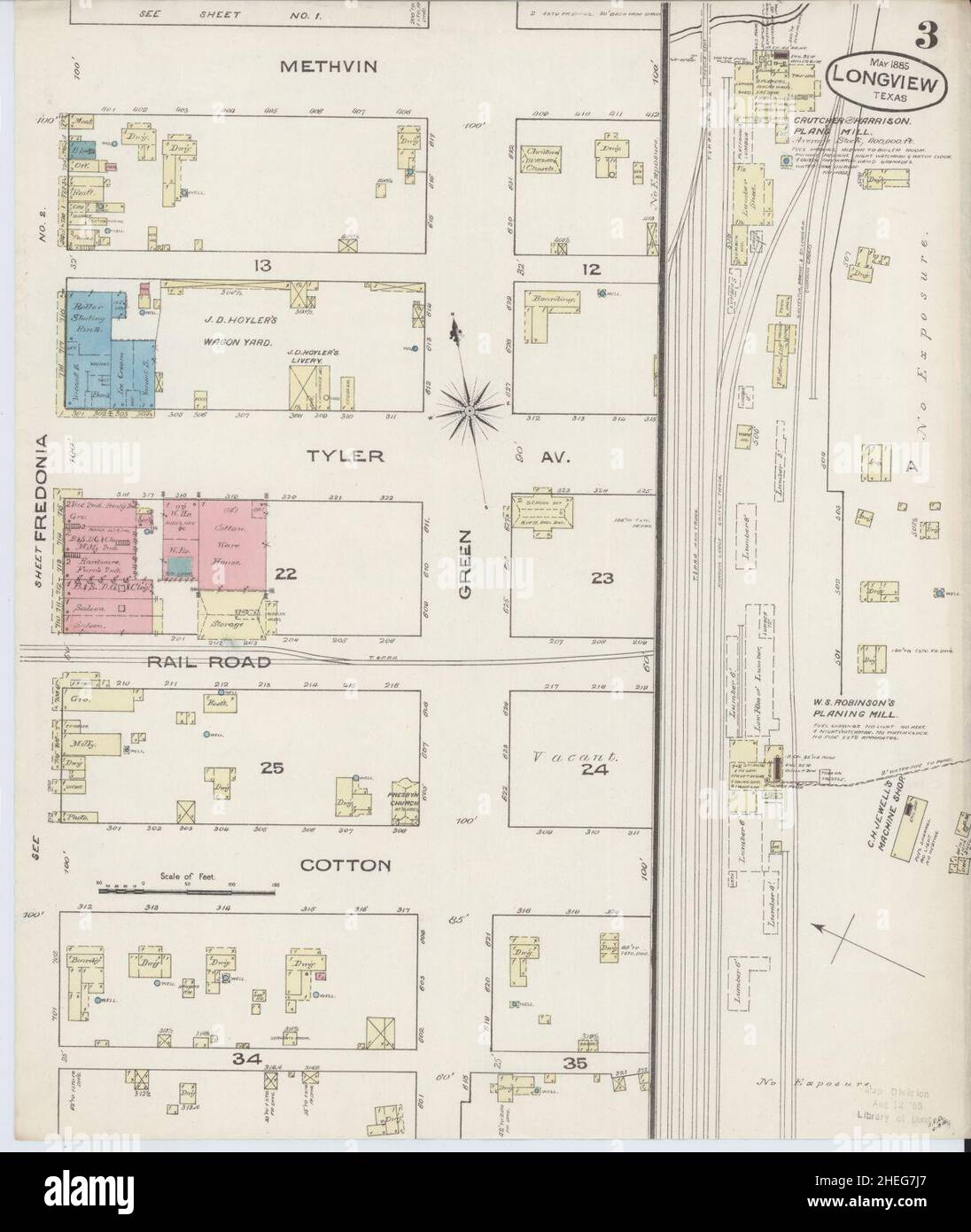 Longview texas map hi-res stock photography and images - Alamy