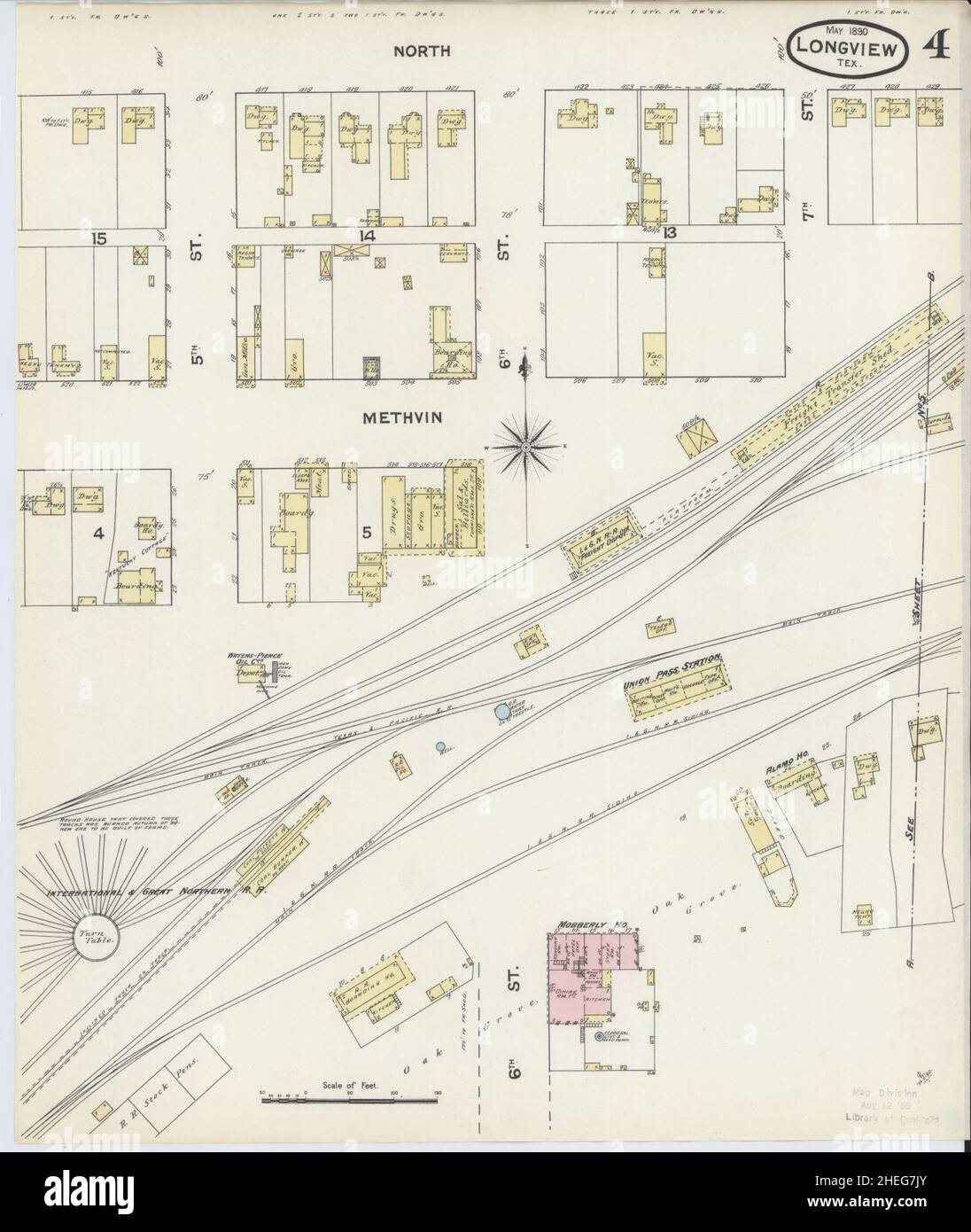 Longview texas map hi-res stock photography and images - Alamy