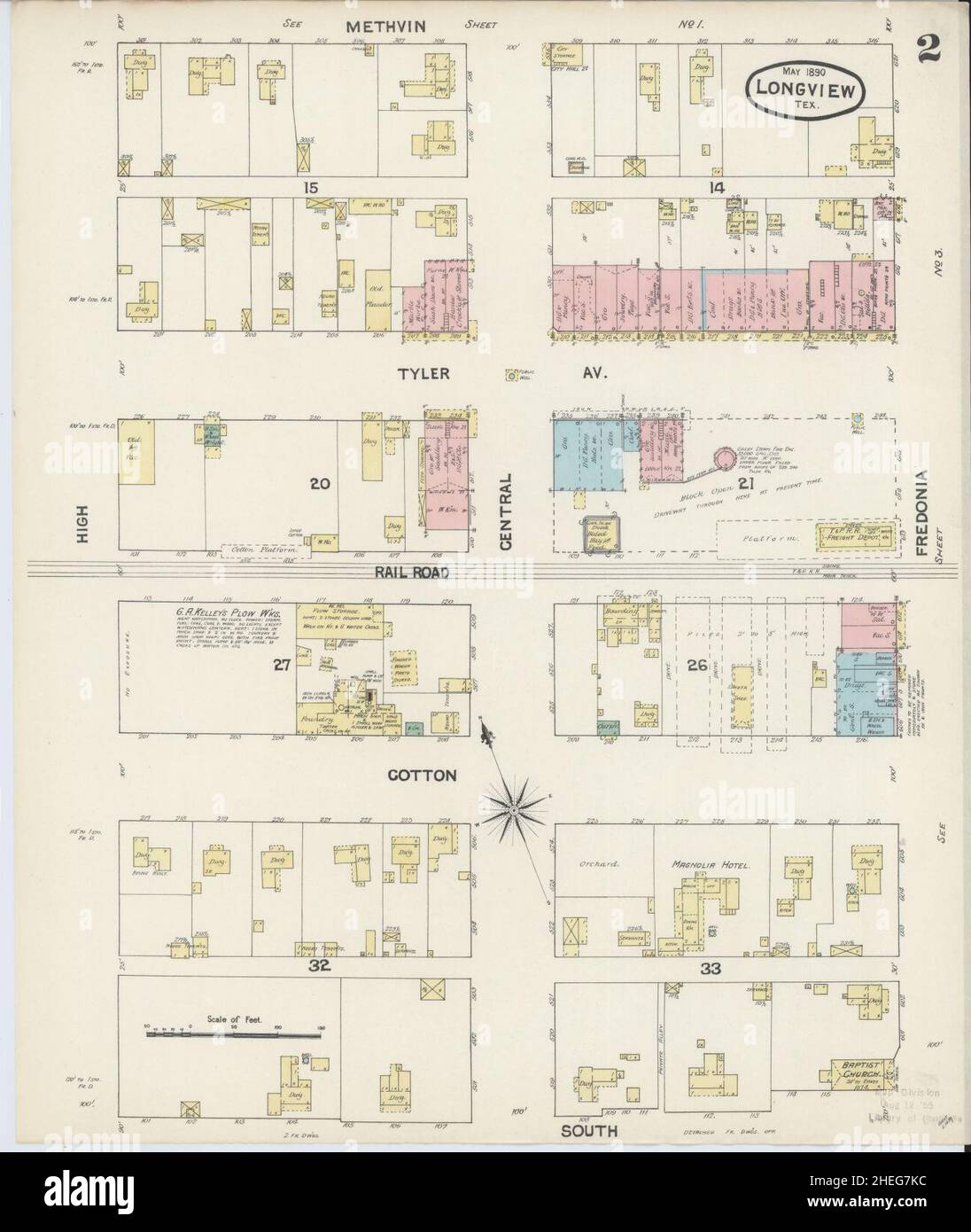 Map of longview hi-res stock photography and images - Alamy