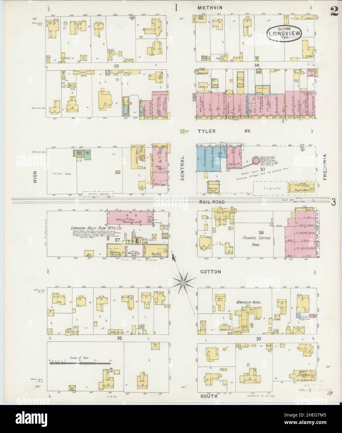 Longview texas map hi-res stock photography and images - Alamy