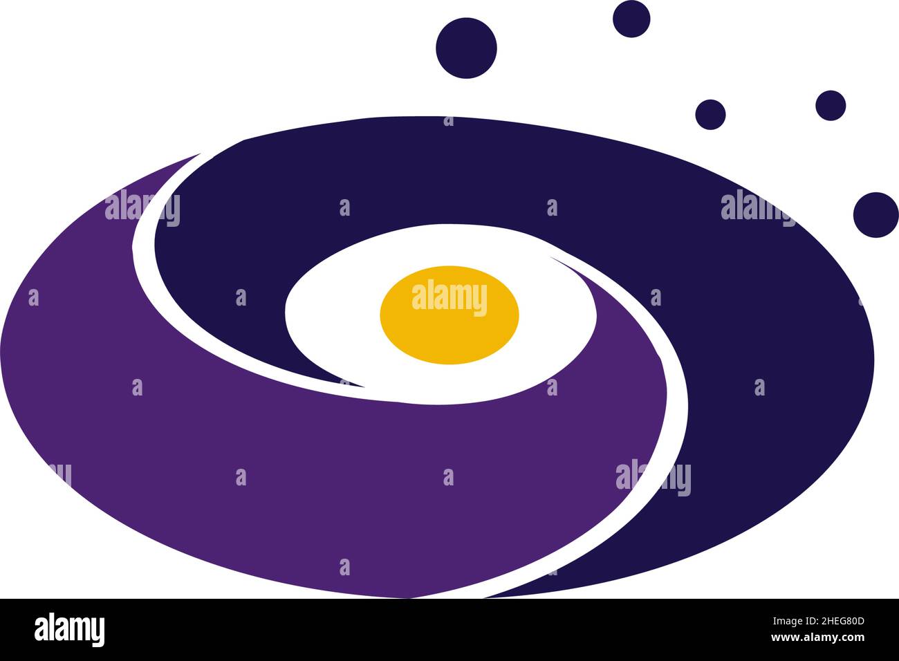 Galaxy solar system vector logo design Stock Vector Image & Art - Alamy