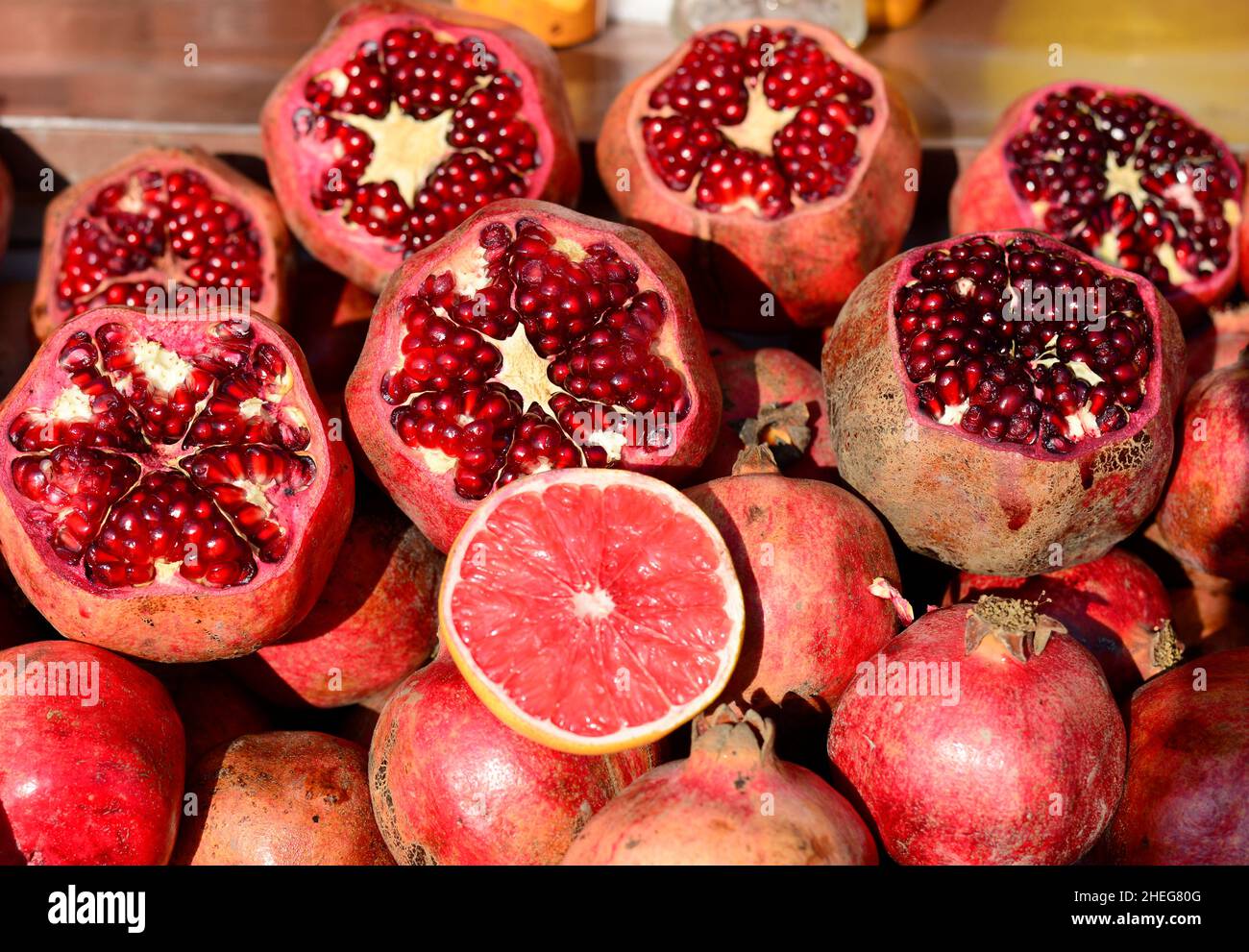 Turkish Pomegranate fruit Stock Photo - Alamy