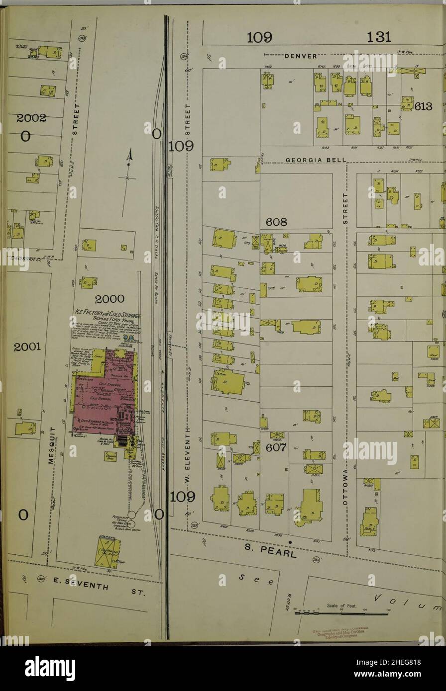 Sanborn Fire Insurance Map from Los Angeles, Los Angeles County ...