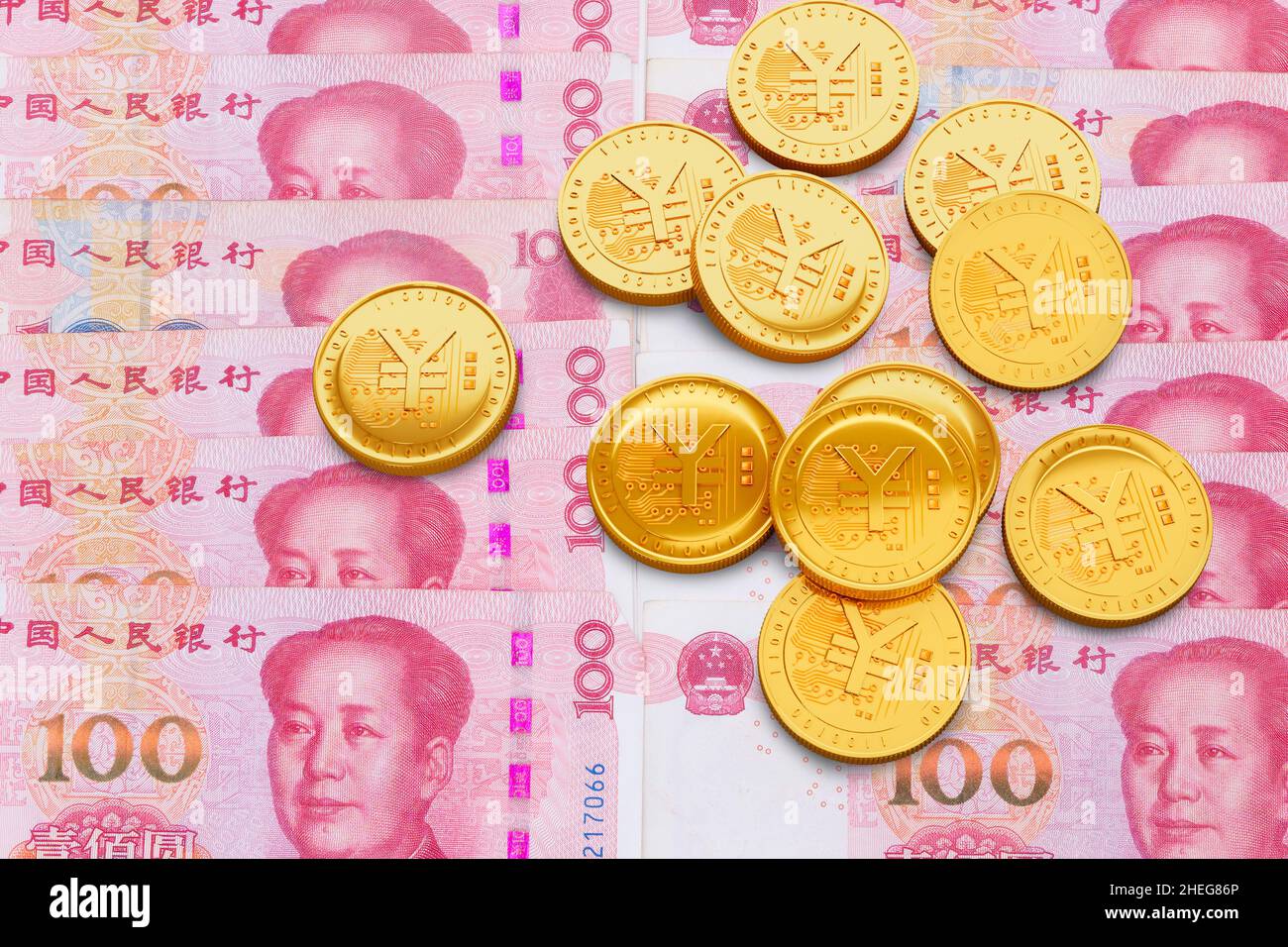 China's National Digital Currency or New Yuan digital currency of china ...