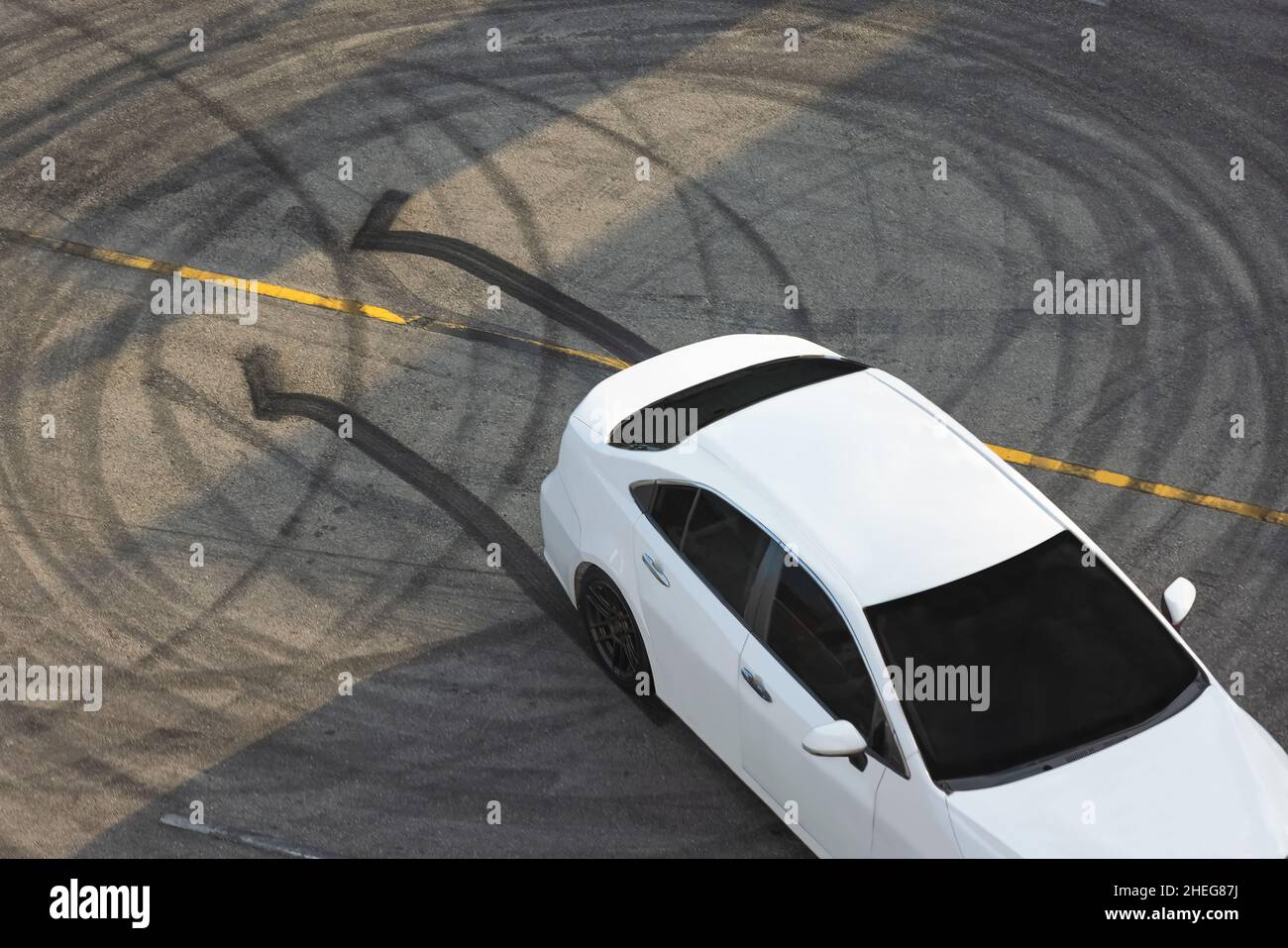 Car braking road safety hi-res stock photography and images - Alamy