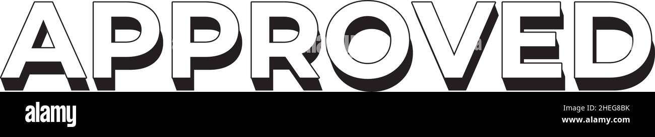 Approved stamp template hi-res stock photography and images - Alamy