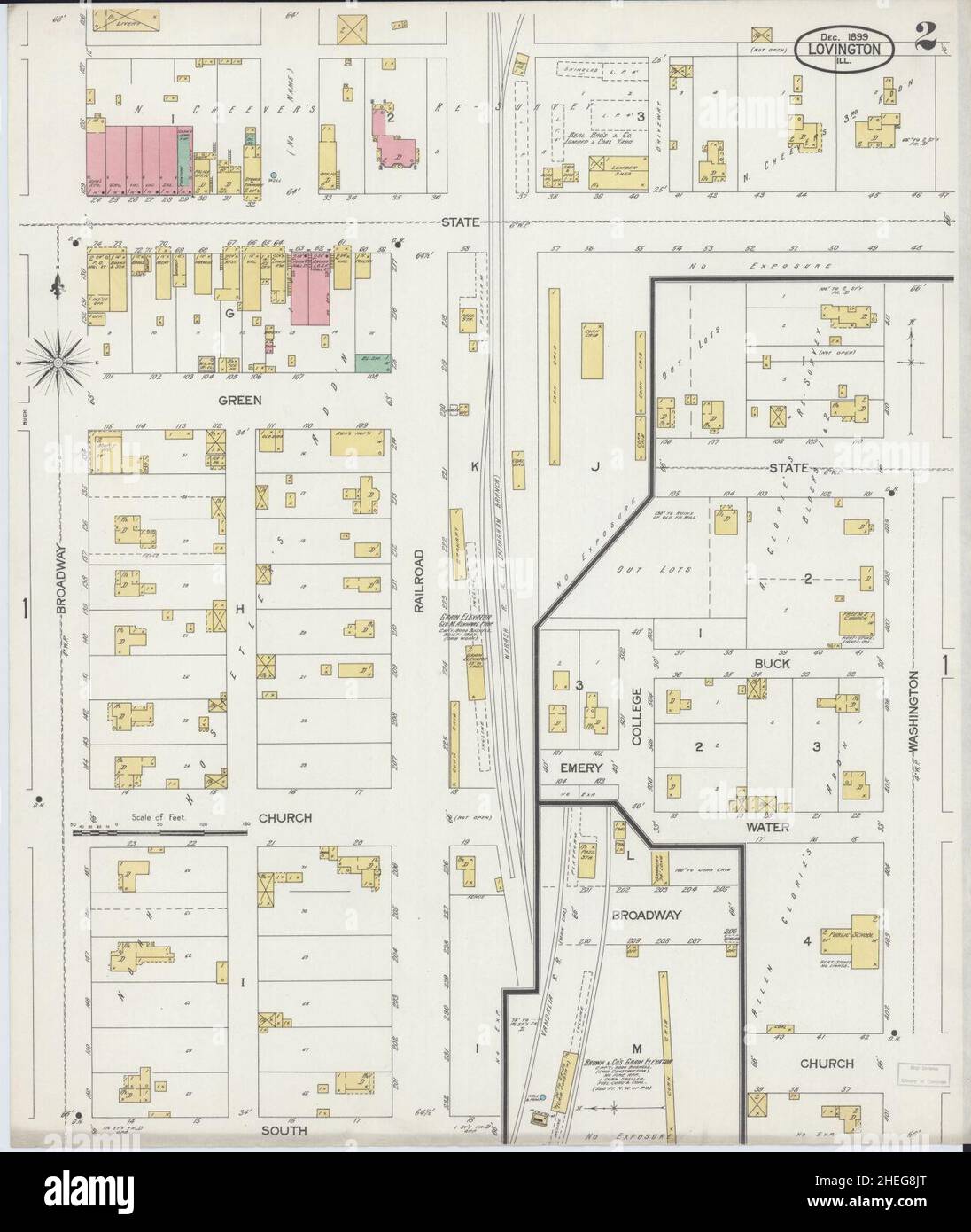 Map of lovington hi-res stock photography and images - Alamy