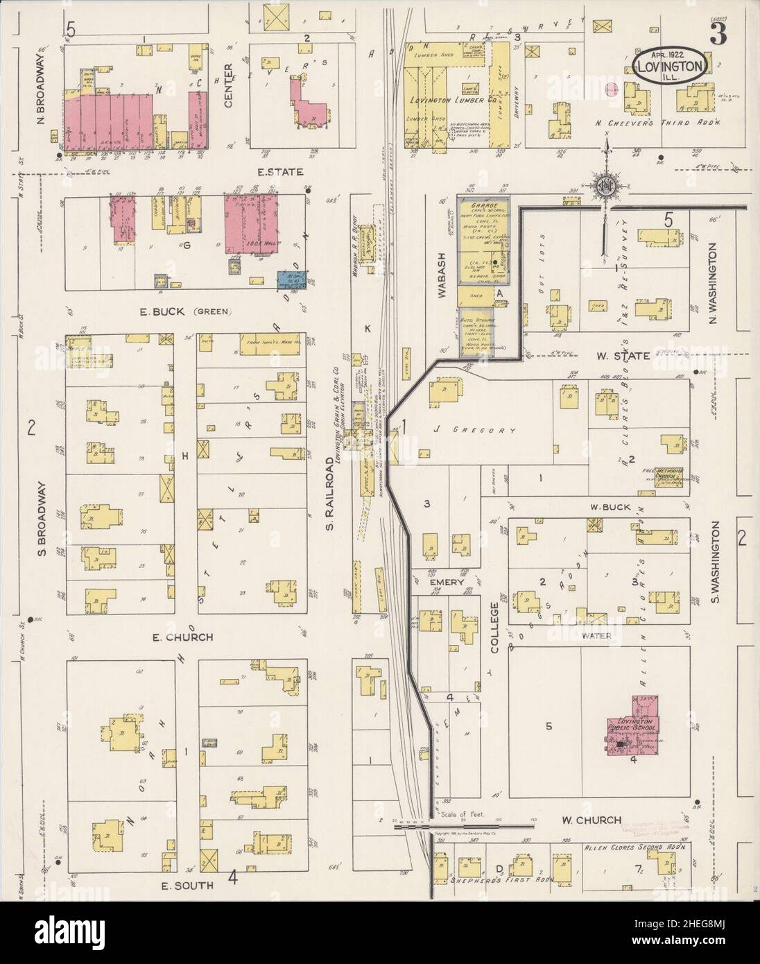 Map of lovington hi-res stock photography and images - Alamy