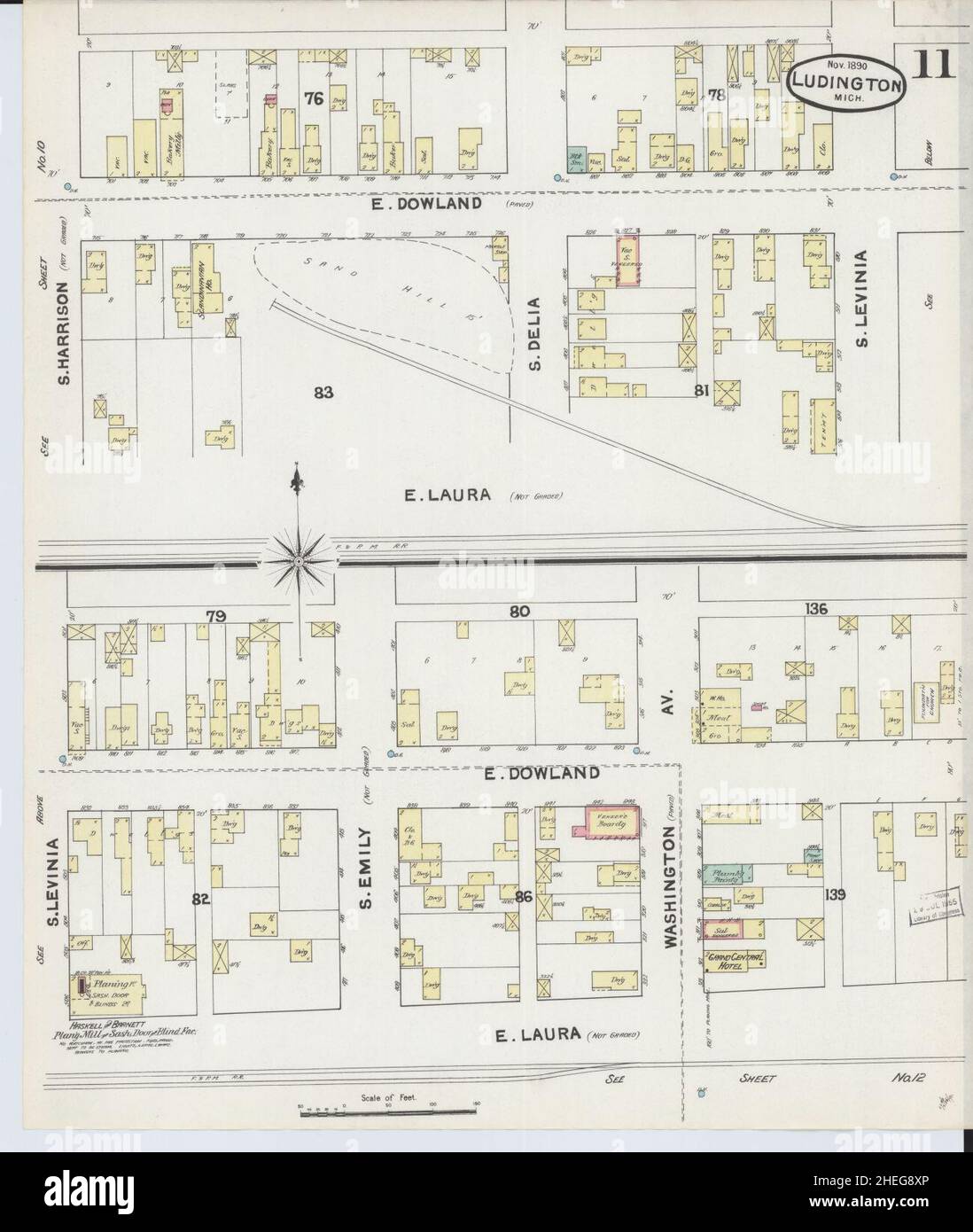 Map of mason michigan hi-res stock photography and images - Alamy