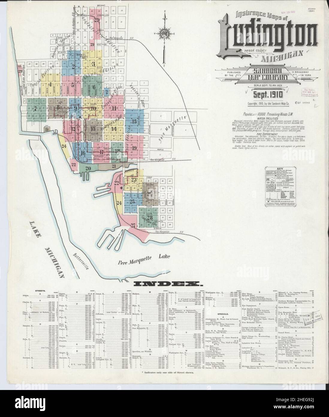 Map of mason michigan hi-res stock photography and images - Alamy