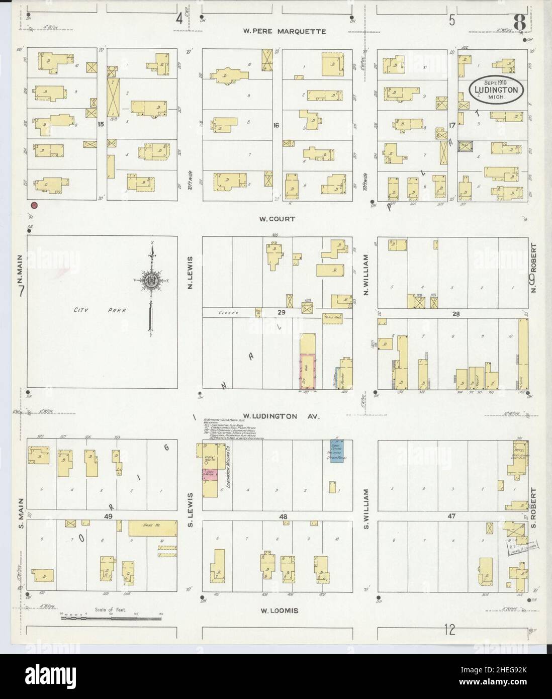 Map of mason michigan hi-res stock photography and images - Alamy