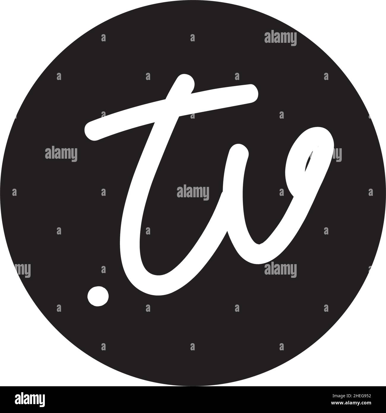 tv or television text channel vector logo design Stock Vector Image ...