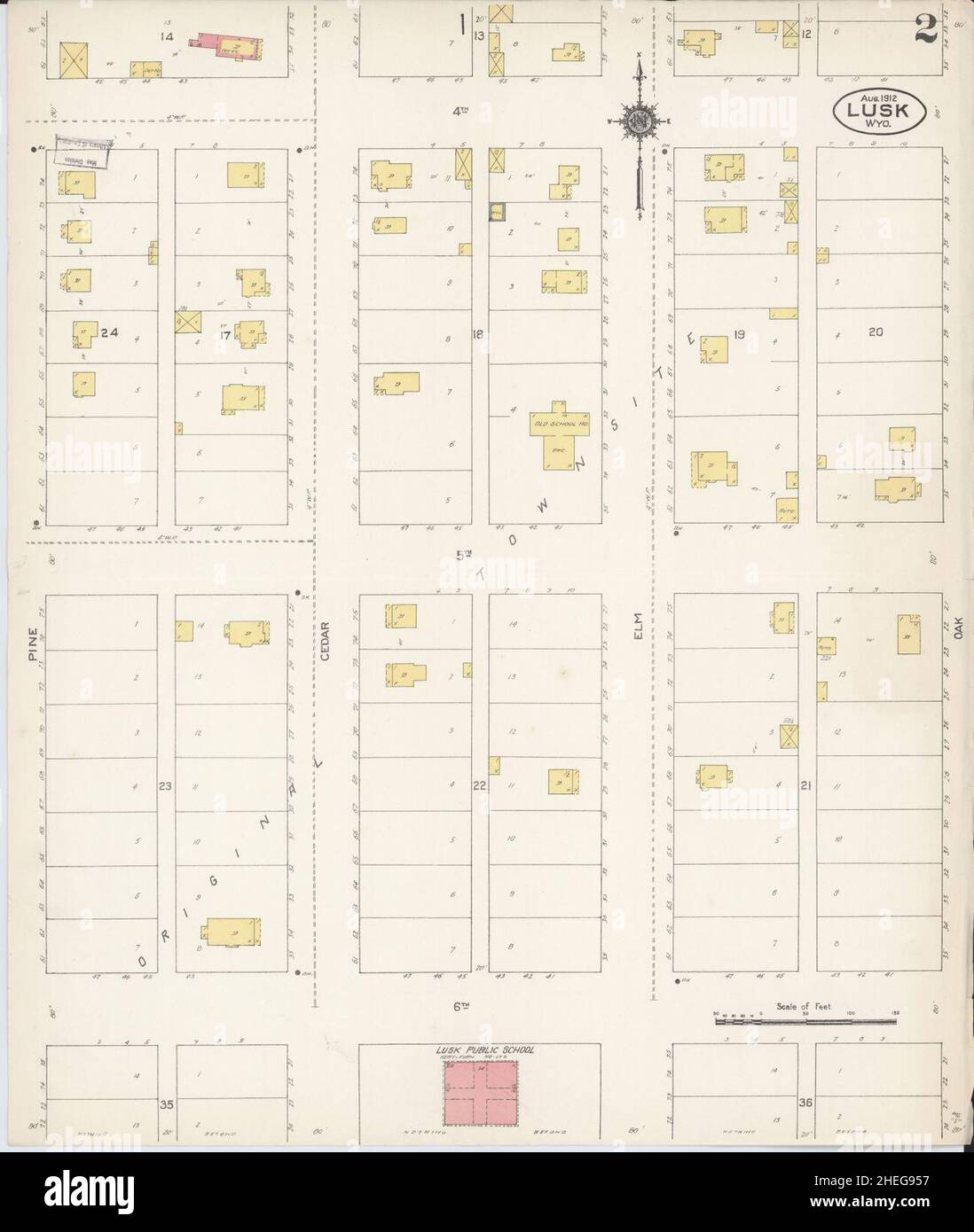 Map of lusk wyoming hi-res stock photography and images - Alamy