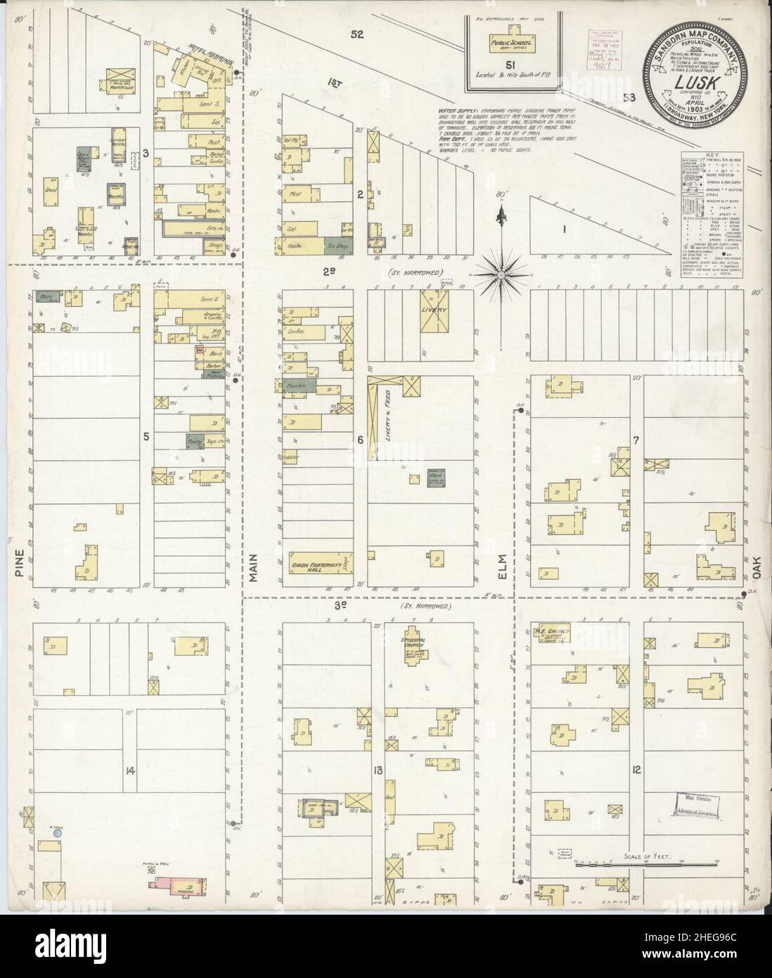 Map of lusk wyoming hi-res stock photography and images - Alamy