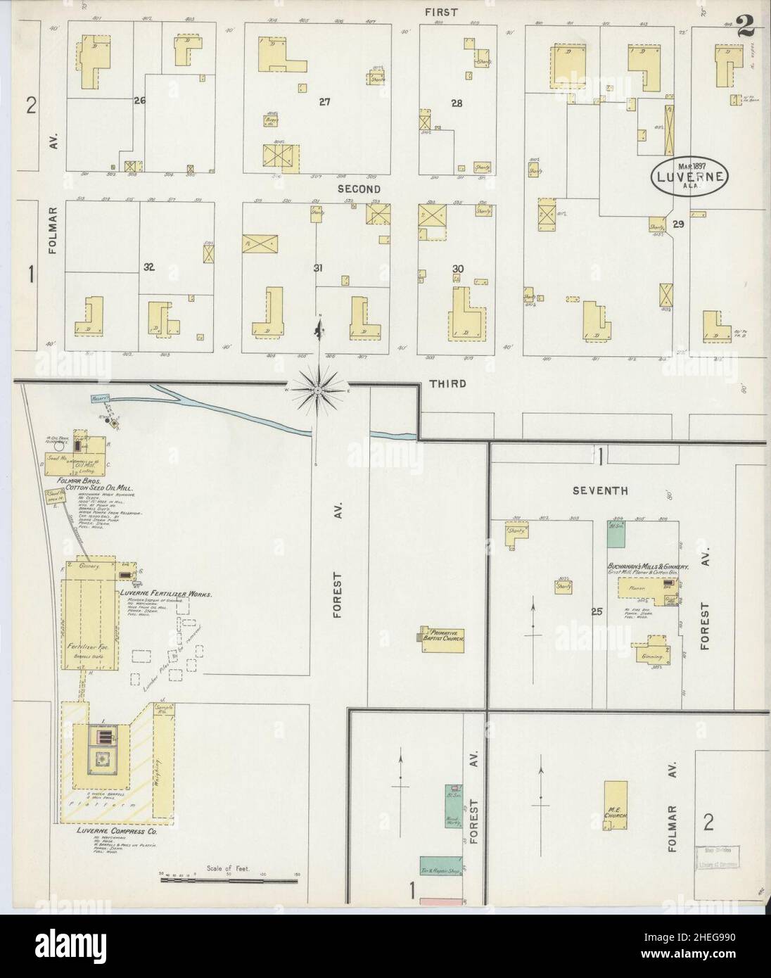 Map of luverne hi-res stock photography and images - Alamy