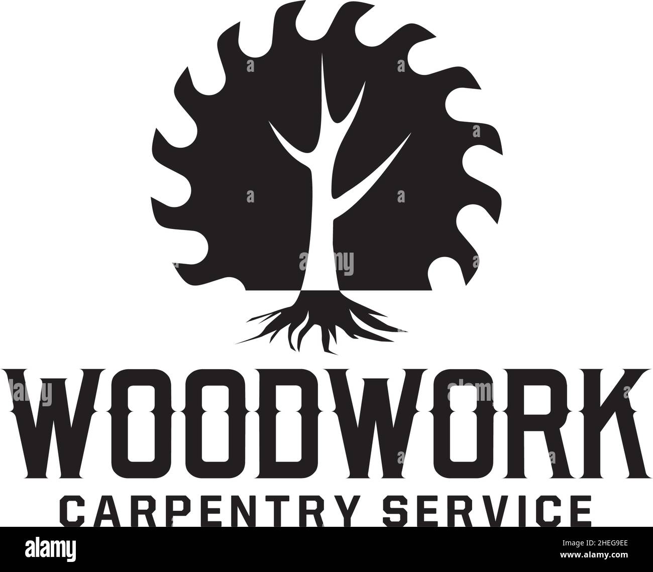 Sawmill circular saw vector Stock Vector Images - Alamy