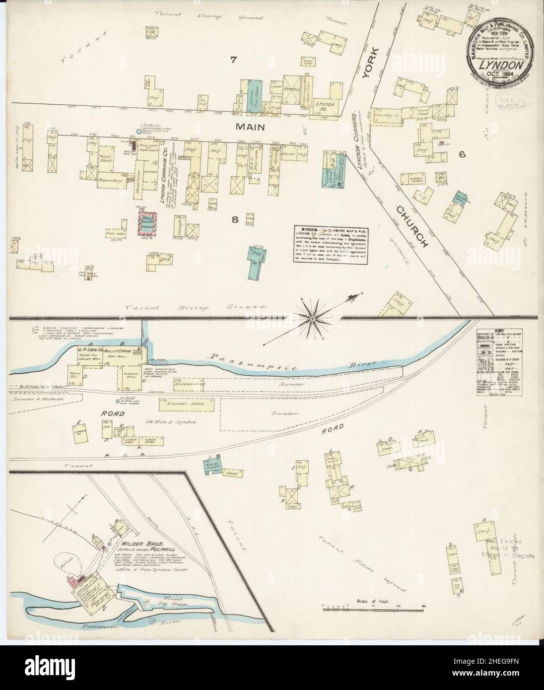 Map of lyndon hi-res stock photography and images - Alamy