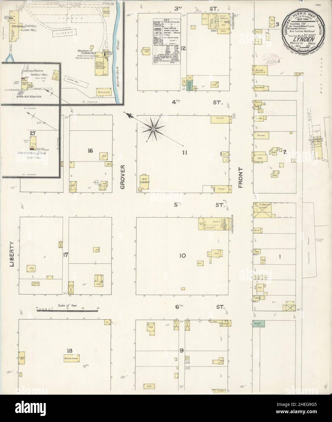 Whatcom county map hi-res stock photography and images - Alamy