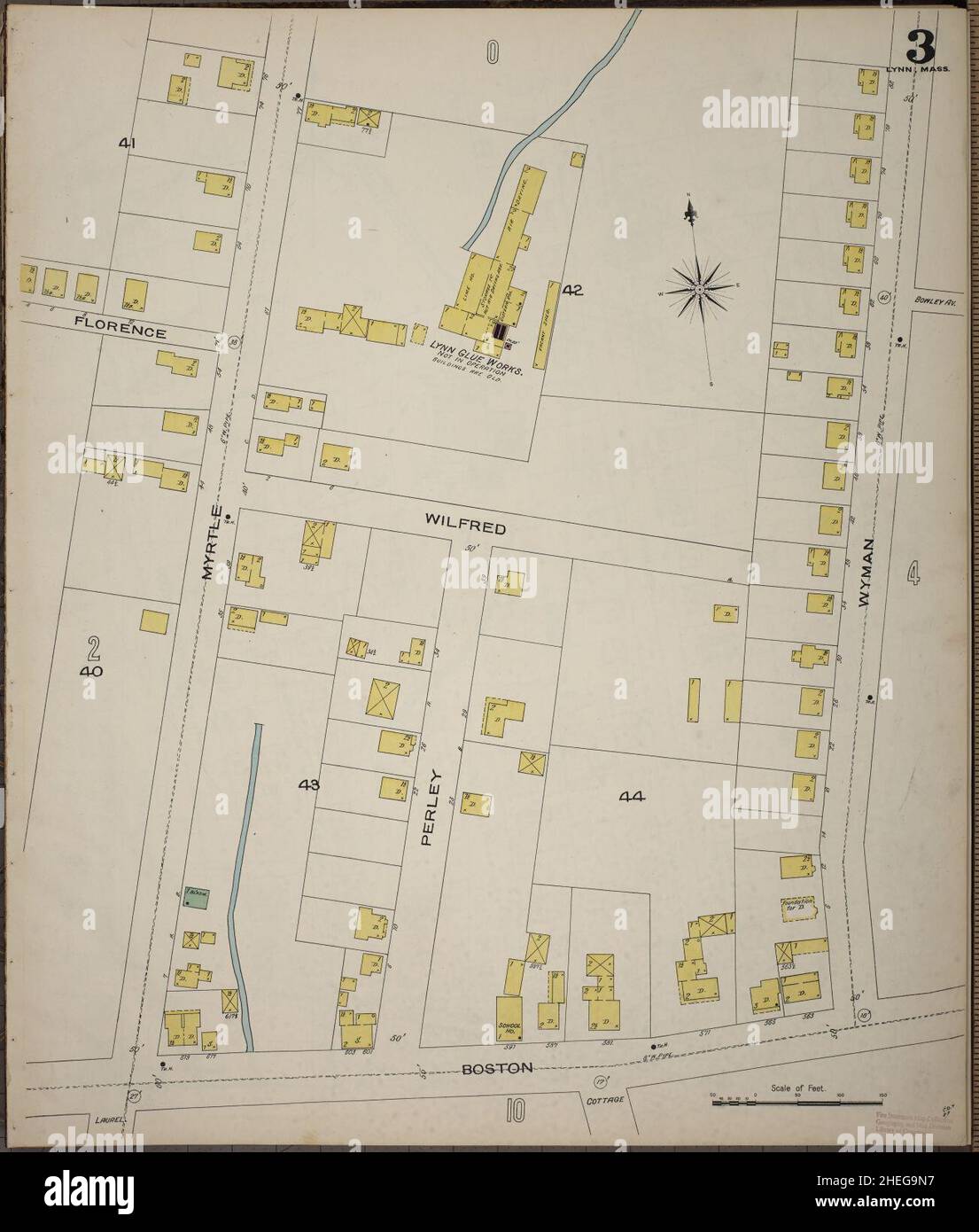 Lynn massachusetts map hi-res stock photography and images - Alamy