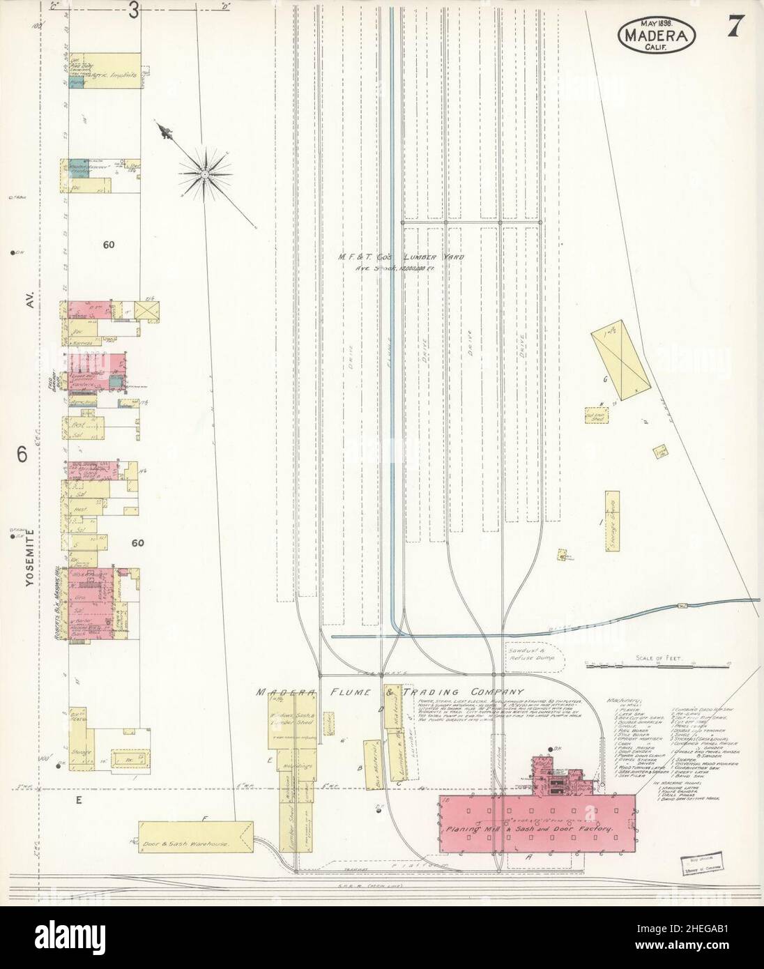 Madera county map hi-res stock photography and images - Alamy