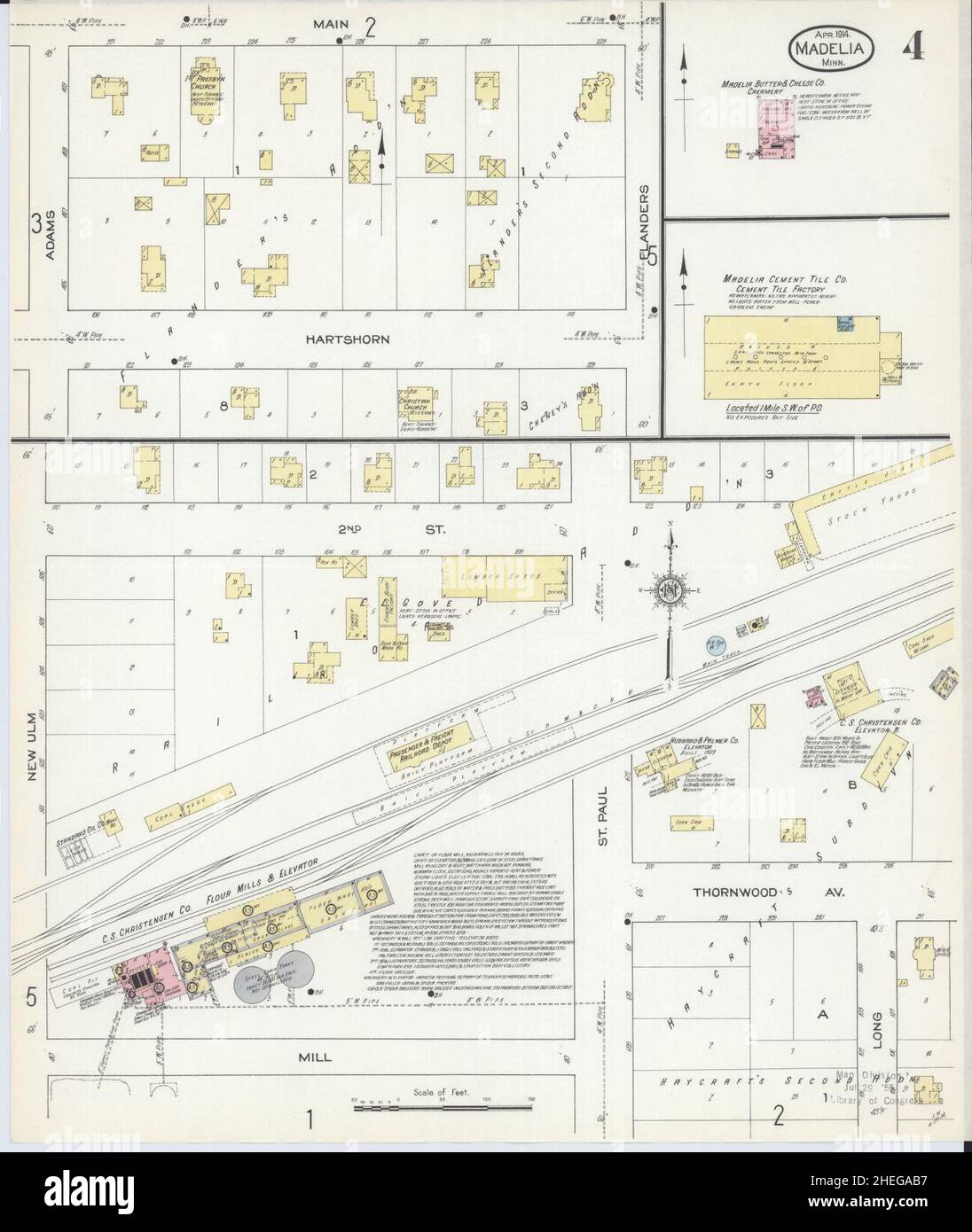 Watonwan county map hi-res stock photography and images - Alamy