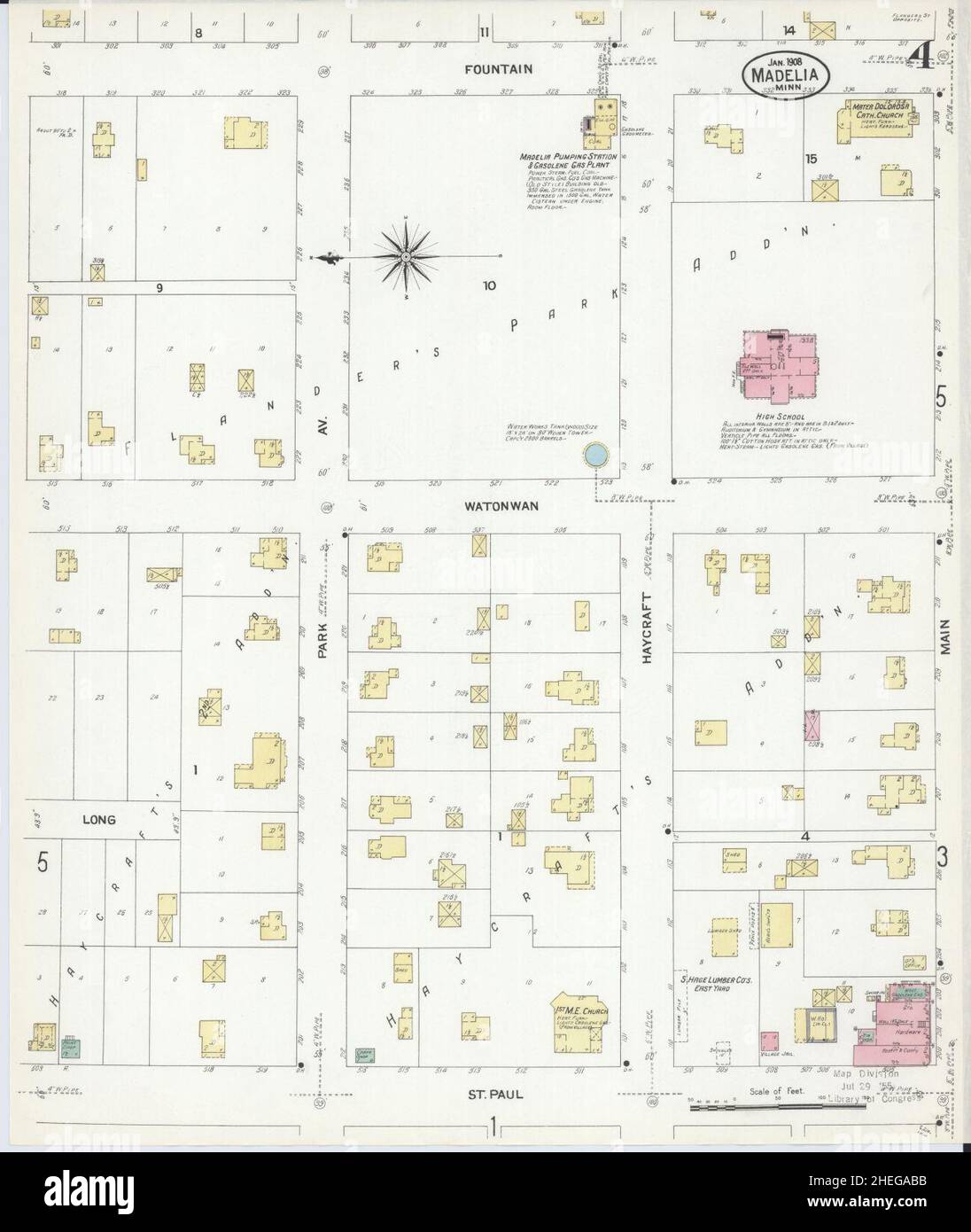 Watonwan county map hi-res stock photography and images - Alamy