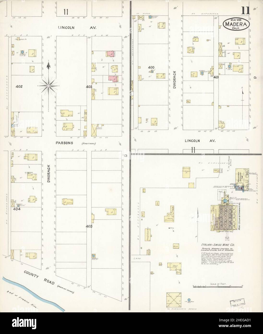 Madera county map hi-res stock photography and images - Alamy
