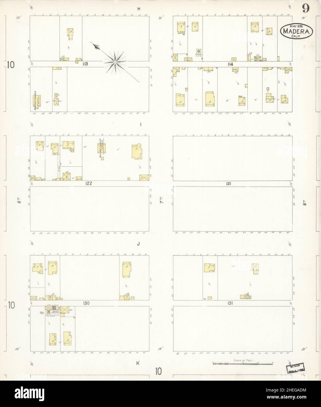 Madera county map hi-res stock photography and images - Alamy