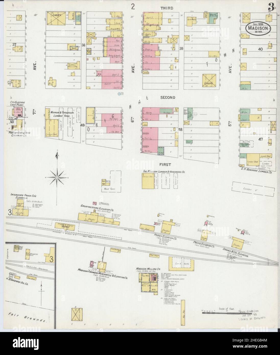 Map of madison minnesota hi-res stock photography and images - Alamy
