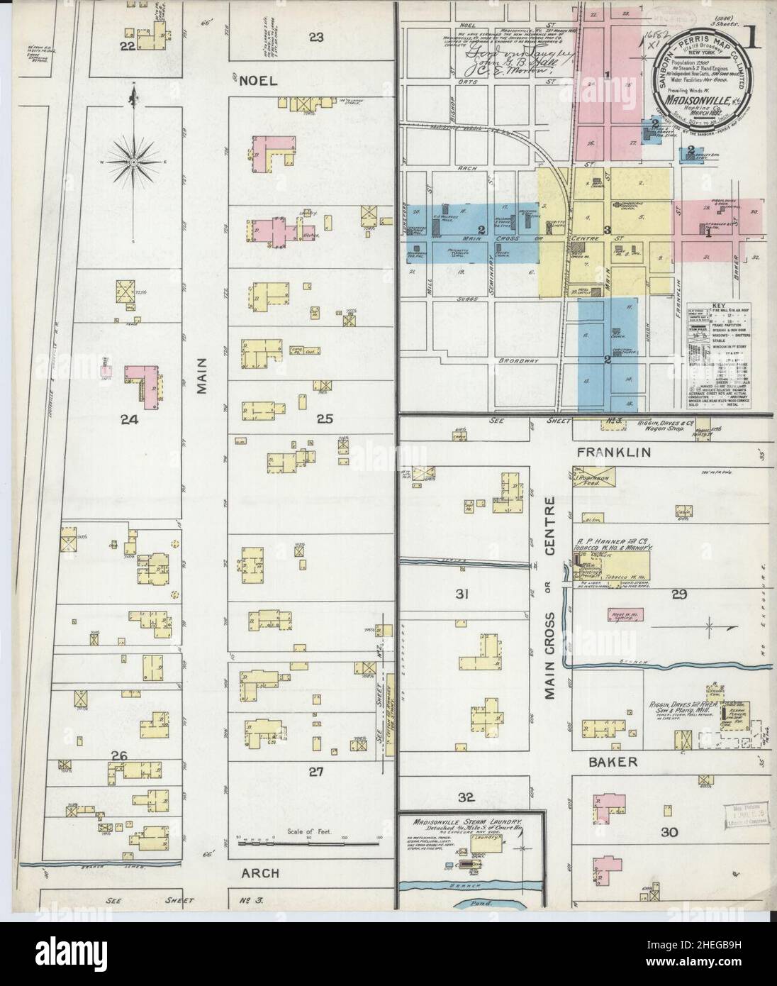 Madisonville kentucky map hi-res stock photography and images - Alamy