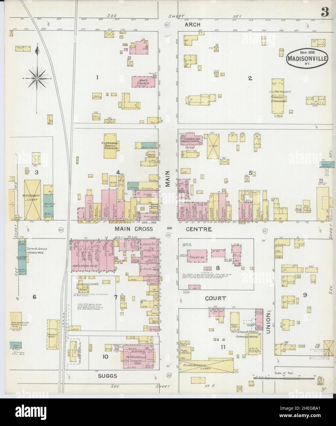Madisonville kentucky map hi-res stock photography and images - Alamy