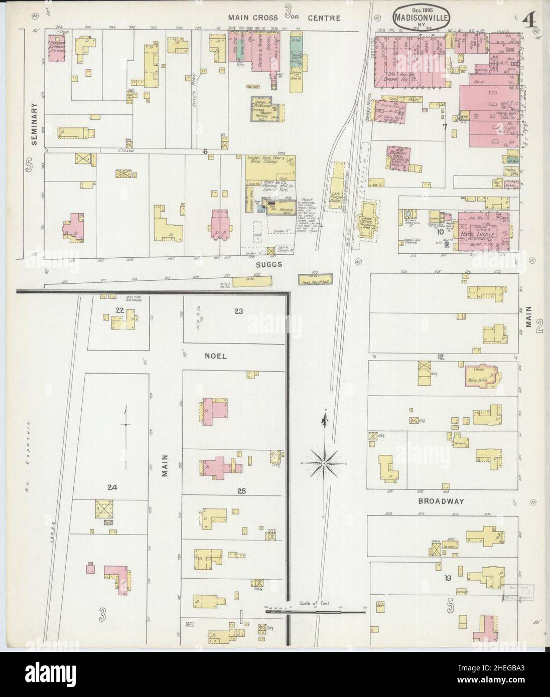Madisonville kentucky map hi-res stock photography and images - Alamy