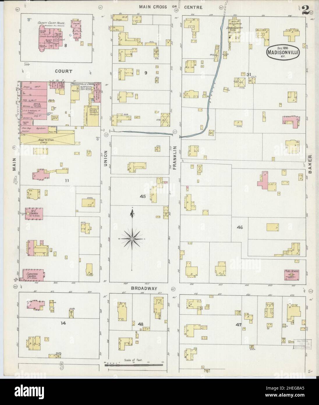 Madisonville kentucky map hi-res stock photography and images - Alamy