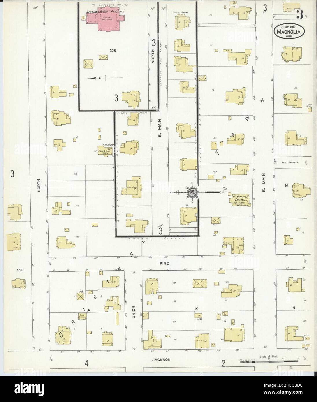 Magnolia arkansas map hi-res stock photography and images - Alamy