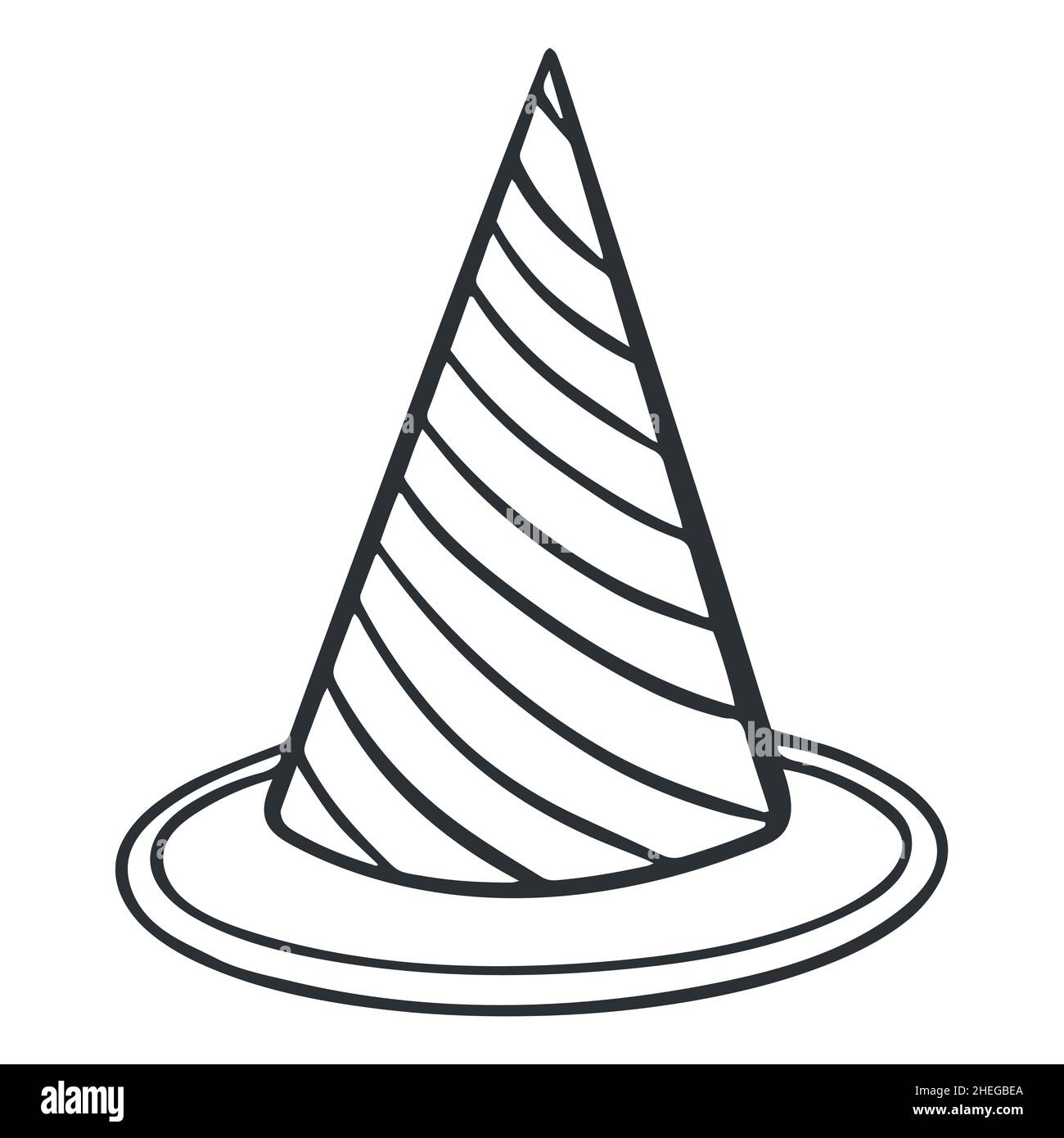 Wizard hat isolated vector illustration Stock Vector Image & Art - Alamy