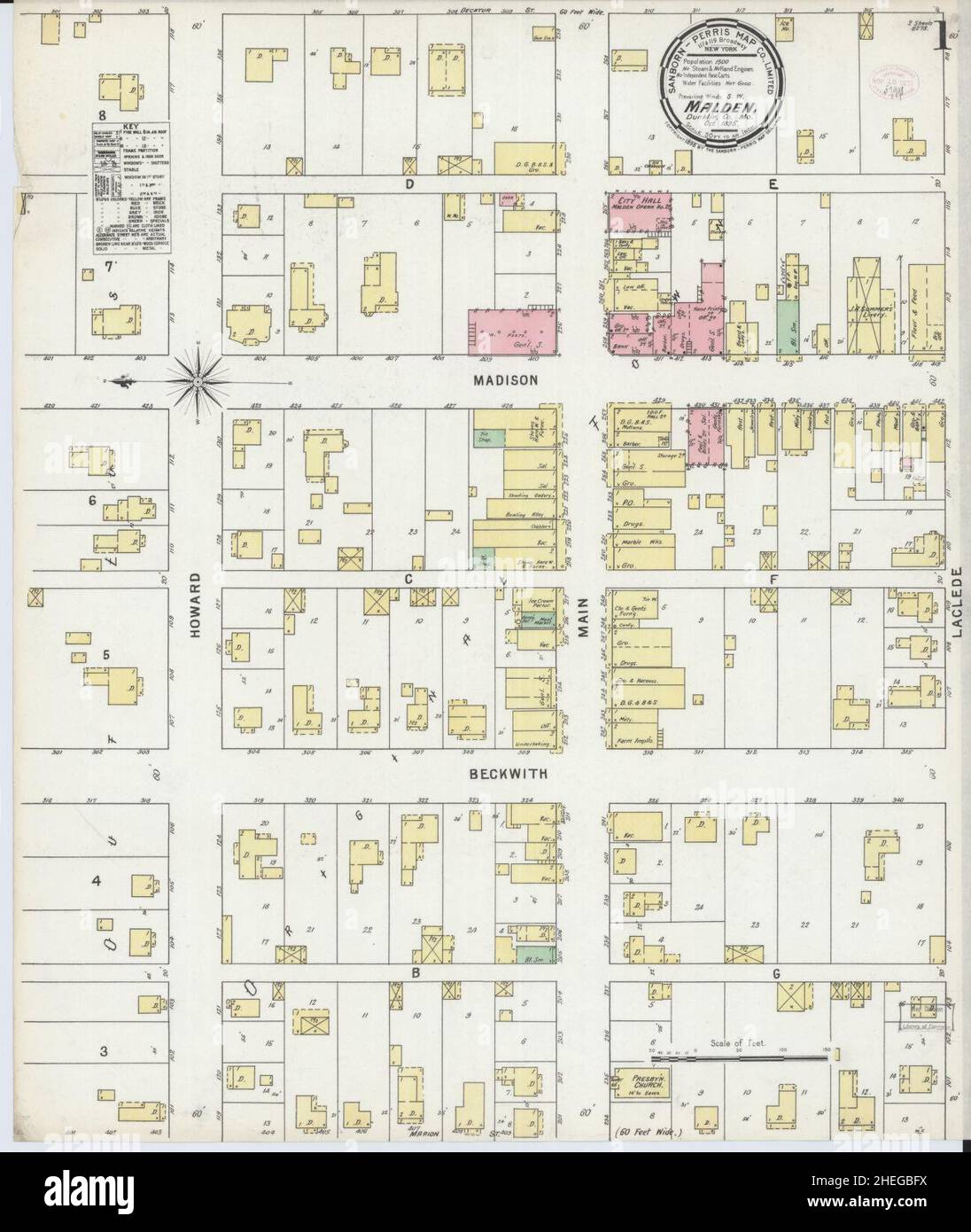 Malden missouri map hi-res stock photography and images - Alamy