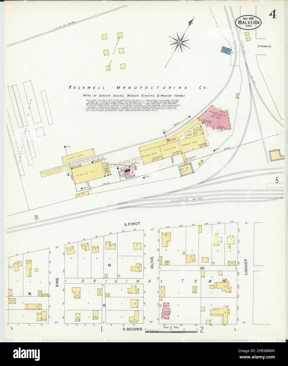 Hot spring county map hi-res stock photography and images - Alamy