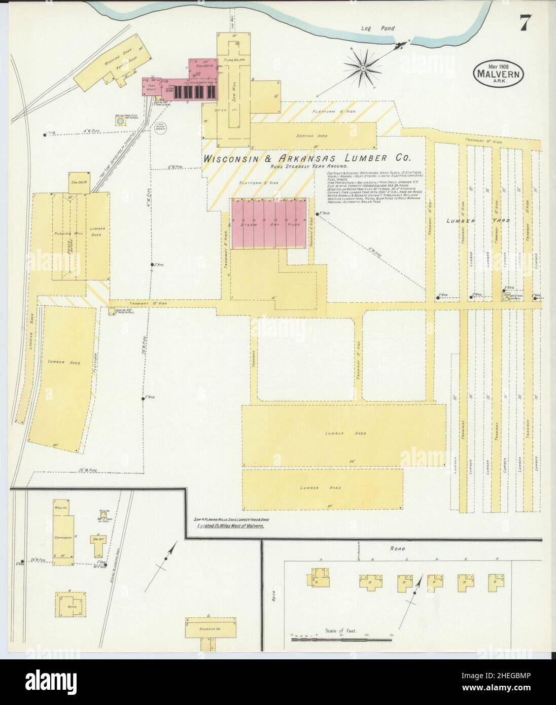 Malvern arkansas map hi-res stock photography and images - Alamy