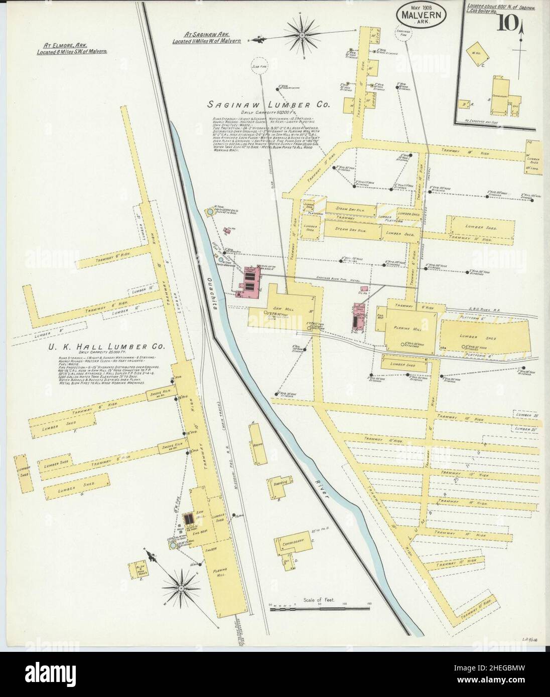 Hot spring county map hi-res stock photography and images - Alamy