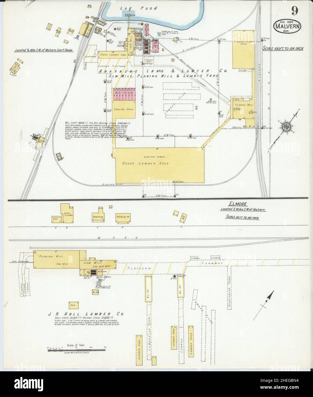 Malvern arkansas map hi-res stock photography and images - Alamy