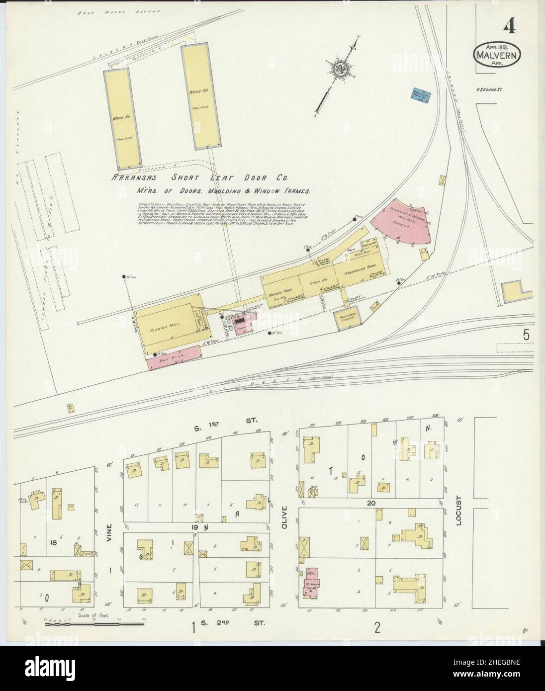 Malvern arkansas map hi-res stock photography and images - Alamy