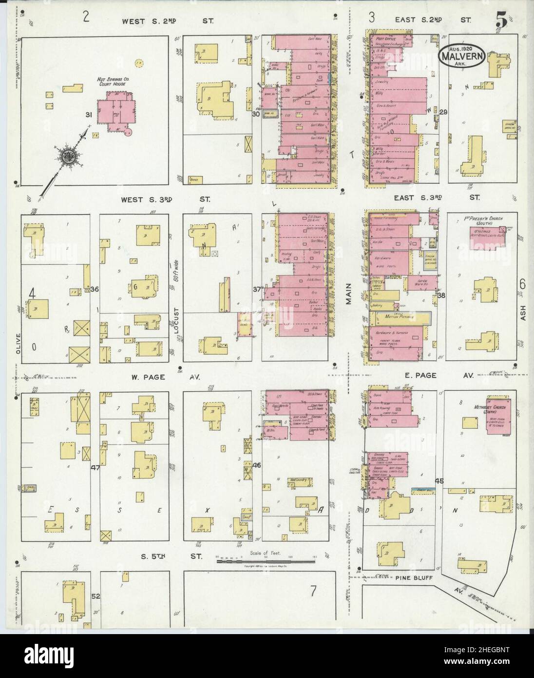 Hot spring county map hi-res stock photography and images - Alamy