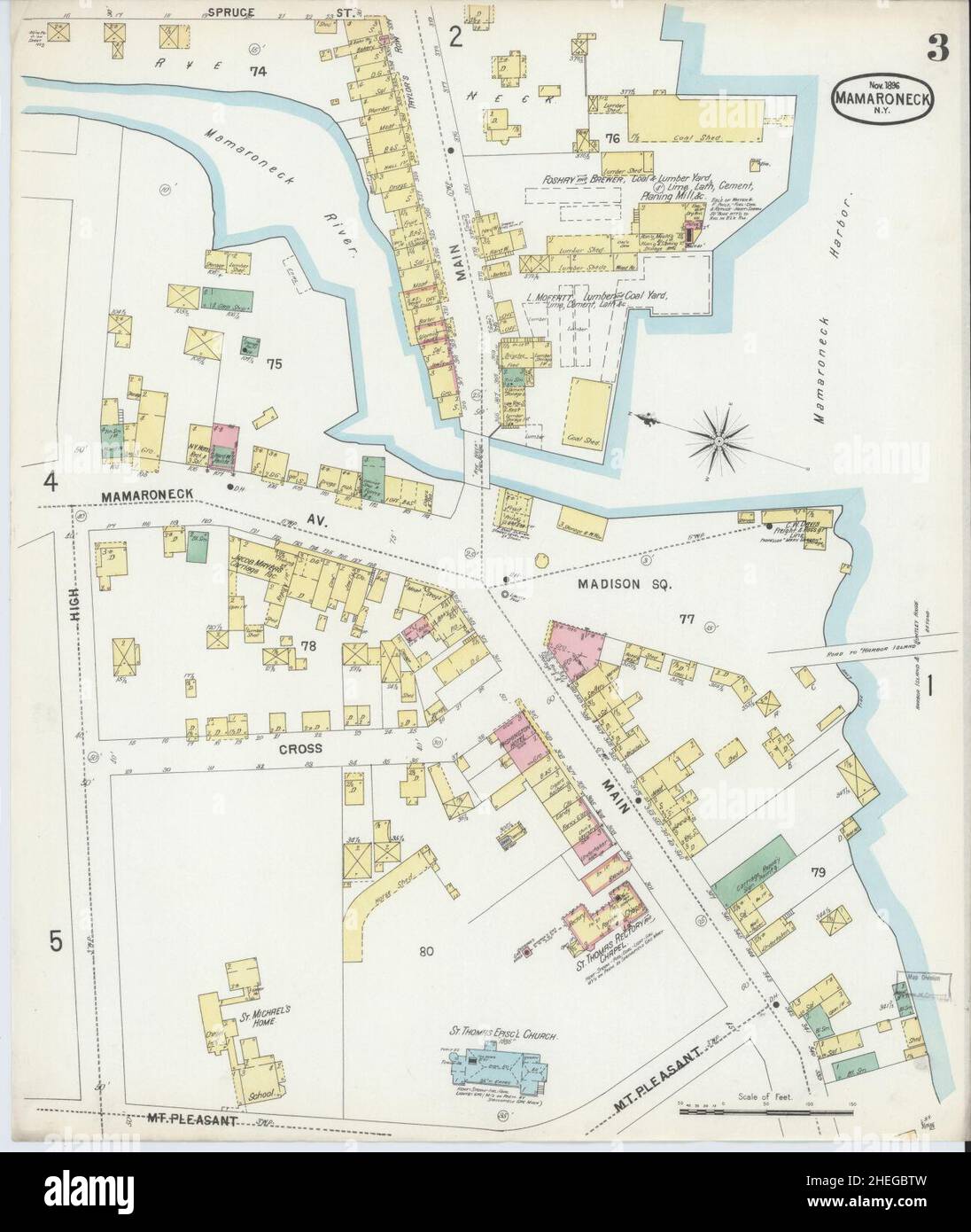 Map of mamaroneck hi-res stock photography and images - Alamy