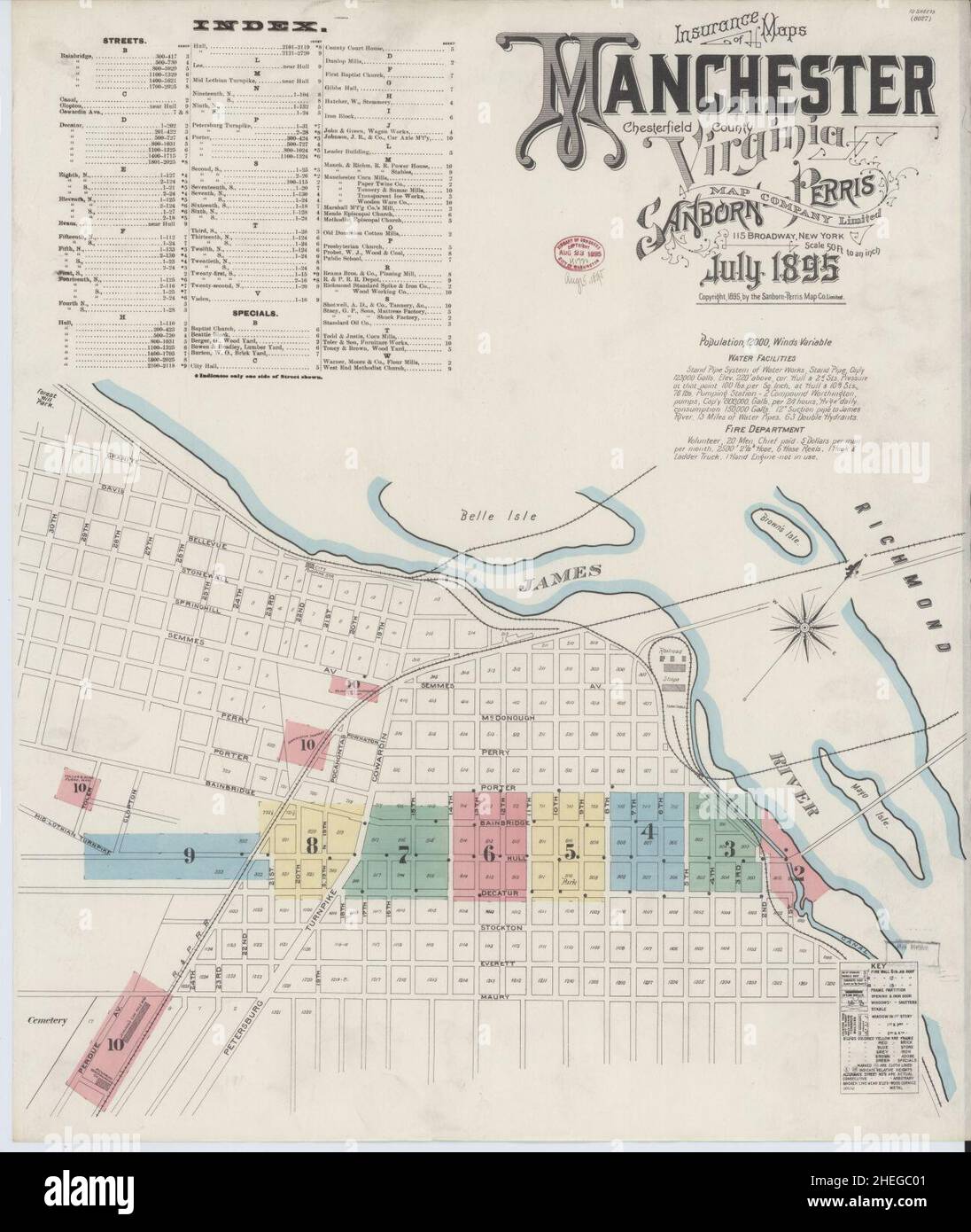 Chesterfield county map hi-res stock photography and images - Alamy