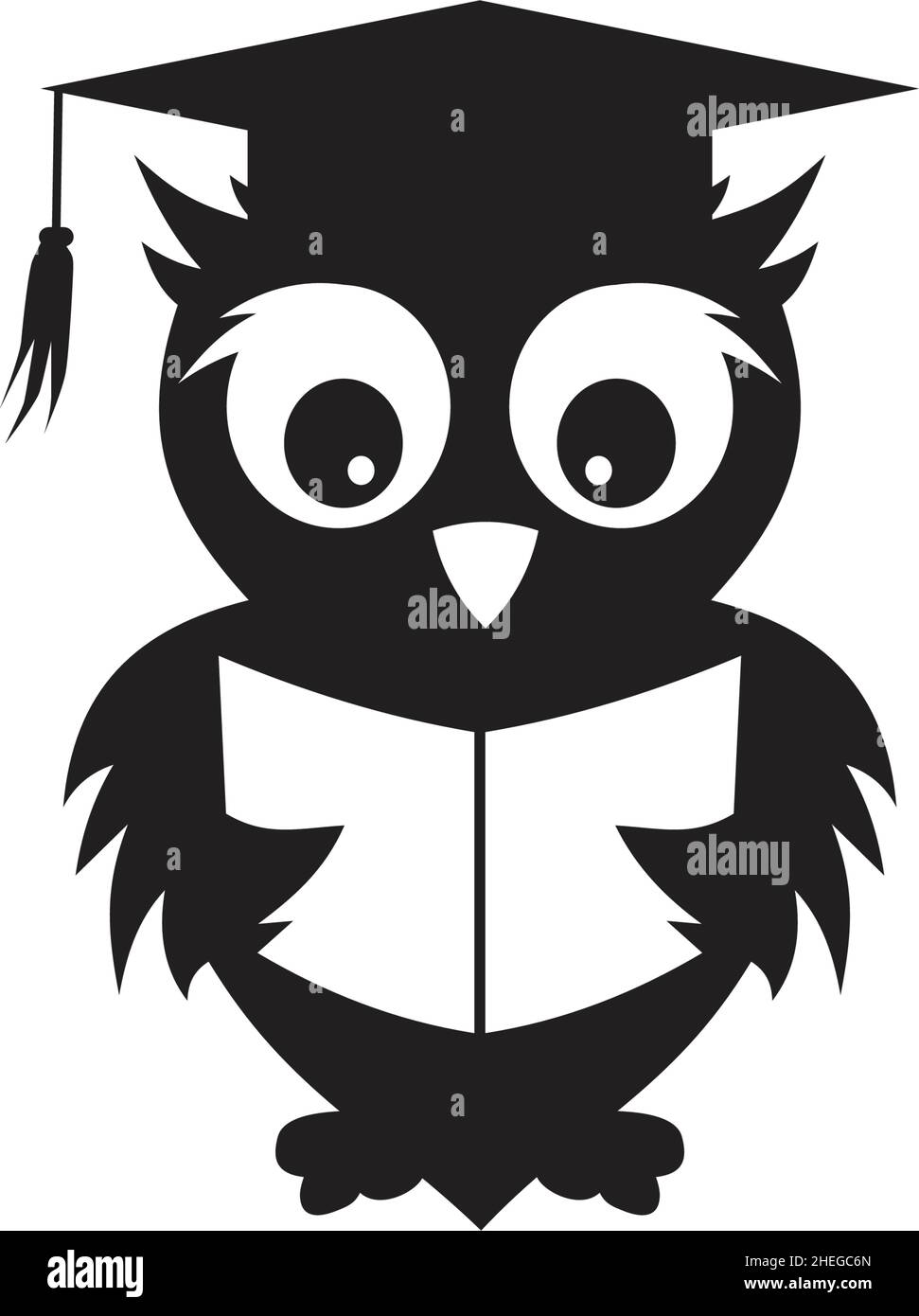 Owl bird read book vector logo design for education Stock Vector Image ...