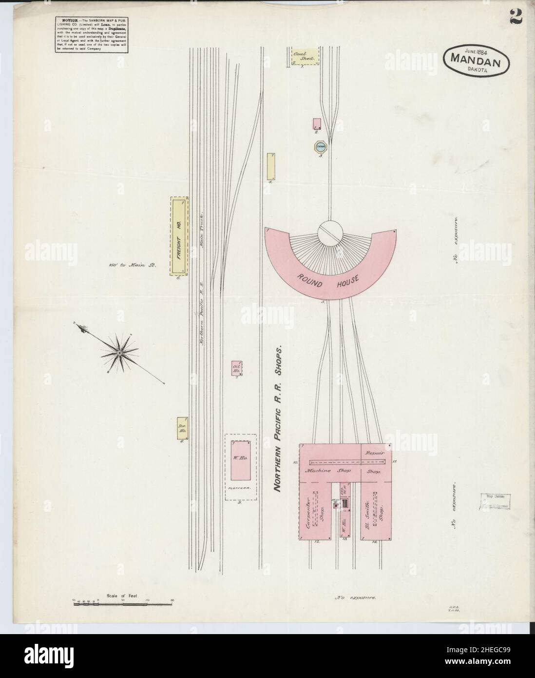 Map of mandan north dakota hi-res stock photography and images - Alamy