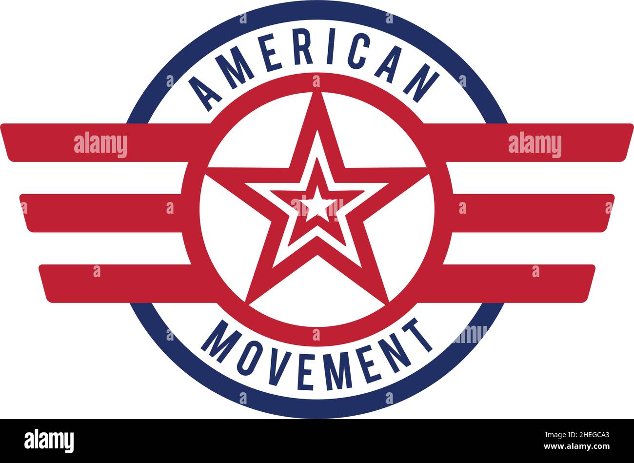 American star emblem vector logo design Stock Vector Image & Art - Alamy