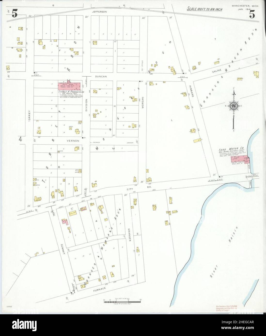Manchester michigan map hi-res stock photography and images - Alamy